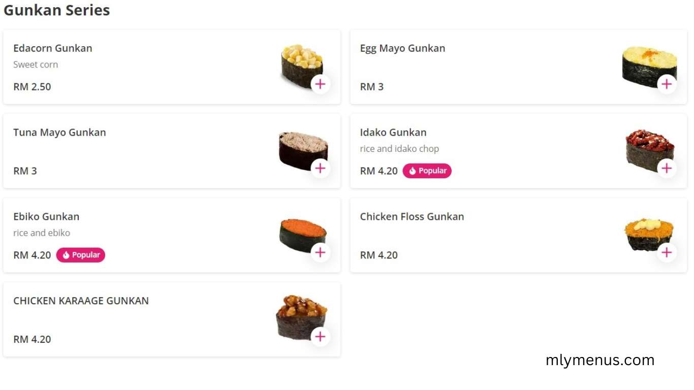 Papa Sushi Malaysia Prices & Menu (Updated 2024)